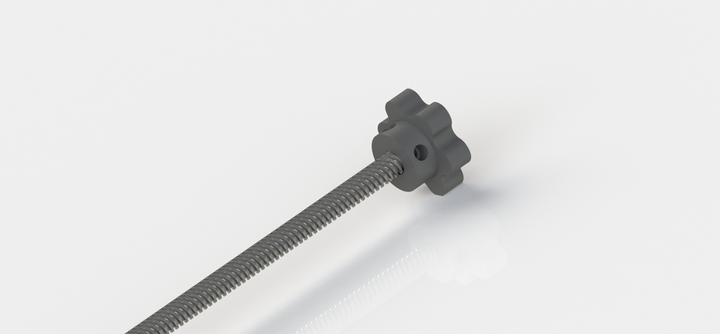 Free STL file T8 Lead Screw CNC 3018 Hand Wheel・3D printing design to ...
