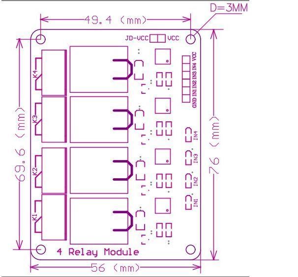 Free STL file 4 ch relay module DIN rail mount・3D print model to ...