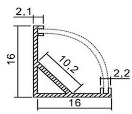 Free 3D file LED profile end cap SBL-Al16x6 🔚・3D printing model to ...