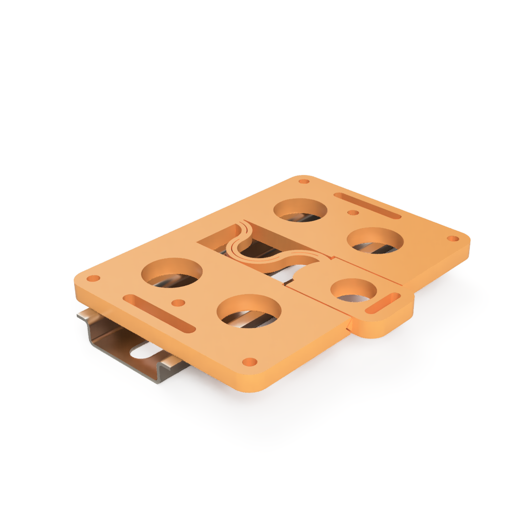 Free STL file Tenda SG105 Gigabit Ethernet Switch DIN rail mount 🔧・3D ...