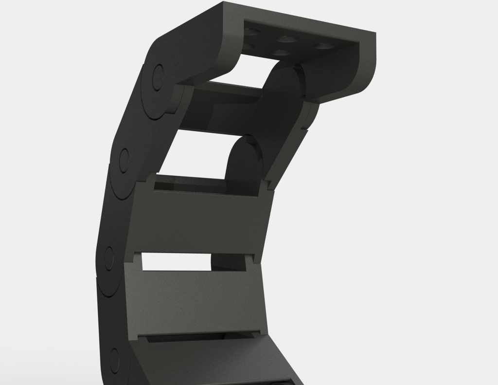 Free STL file Cable Chain 15x30mm Flexible Drag・3D printable model to ...