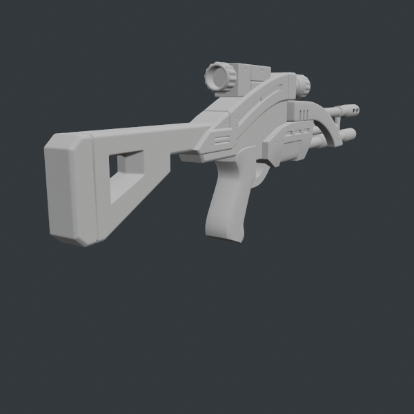 OBJ file Mantis Rifle・3D printable model to download・Cults