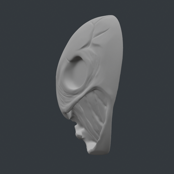OBJ file Possessed Mask・Design to download and 3D print・Cults