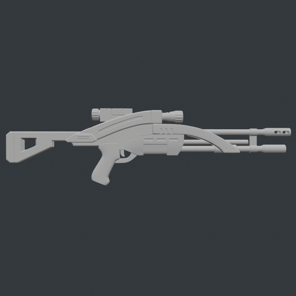OBJ file Mantis Rifle・3D printable model to download・Cults