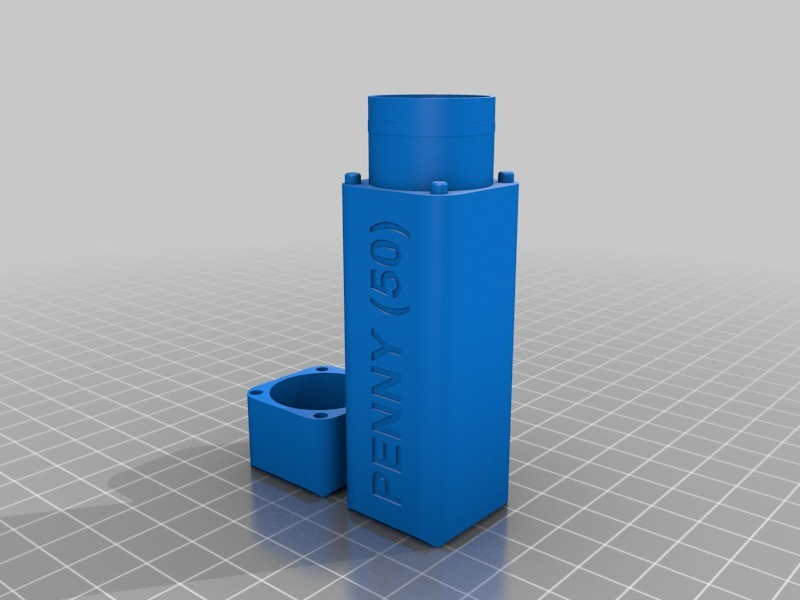 Free STL file Interlocking Penny Storage Container・3D printer model to ...