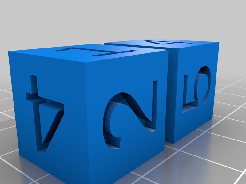 Free STL file Loaded Number Dice・3D printable design to download・Cults