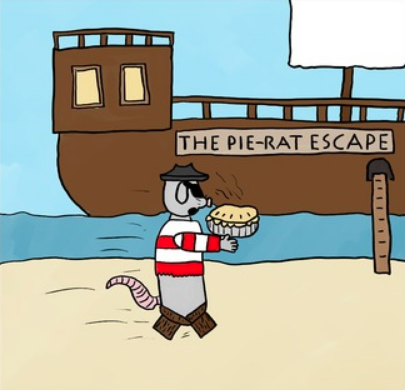 Free STL file Pie-Rat・Template to download and 3D print・Cults