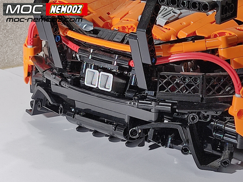 STL file EXHAUST CAR LEGO TECHNIC 3・3D printing template to download・Cults