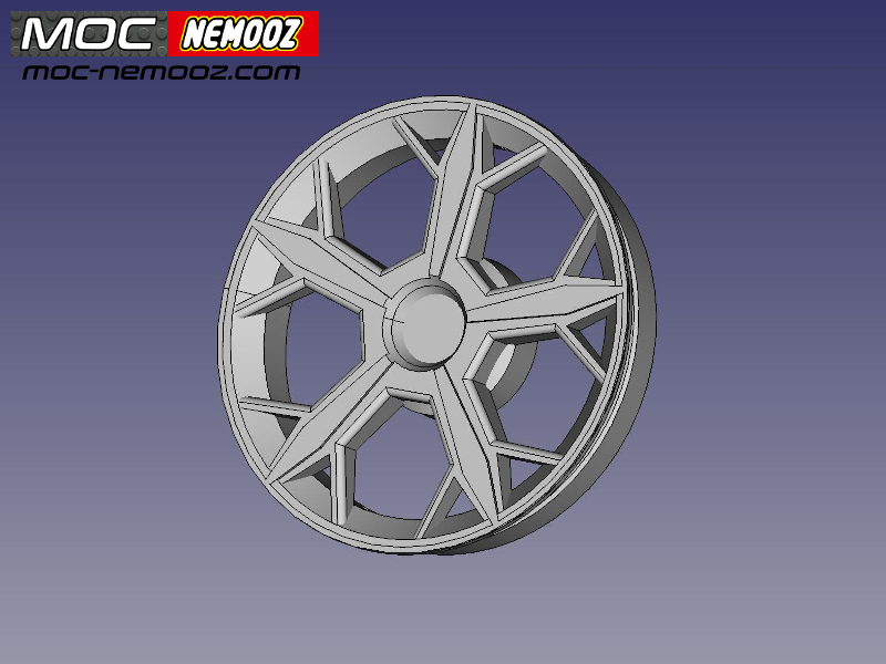 STL file RIM LEGO TECHNIC CORVETTE C8・3D printer design to download・Cults