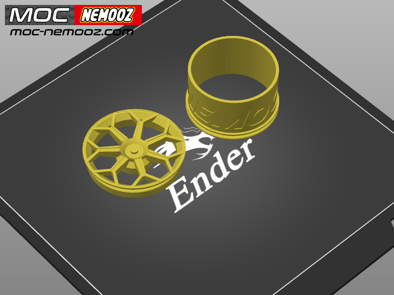 STL file RIM LEGO TECHNIC LAMBORGHINI AVENTADOR・3D printing model to ...