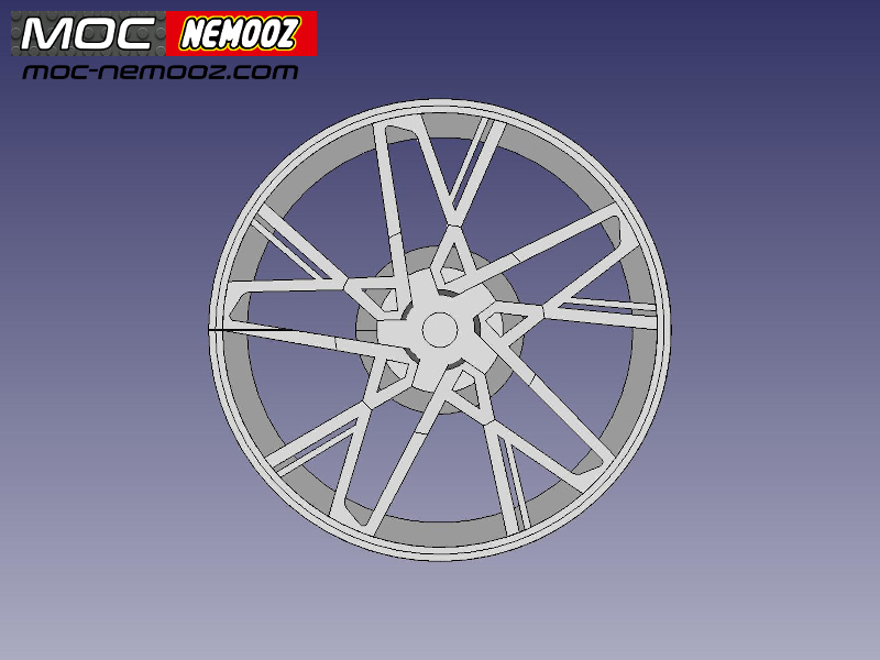 STL file RIMS BRICK TECHNIC BUGATTI DIVO 🧱・3D printable model to ...