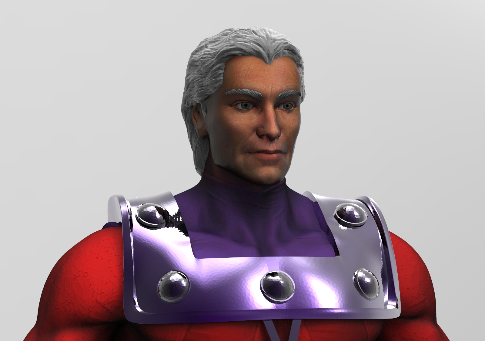 STL file Magneto pose T・3D print design to download・Cults