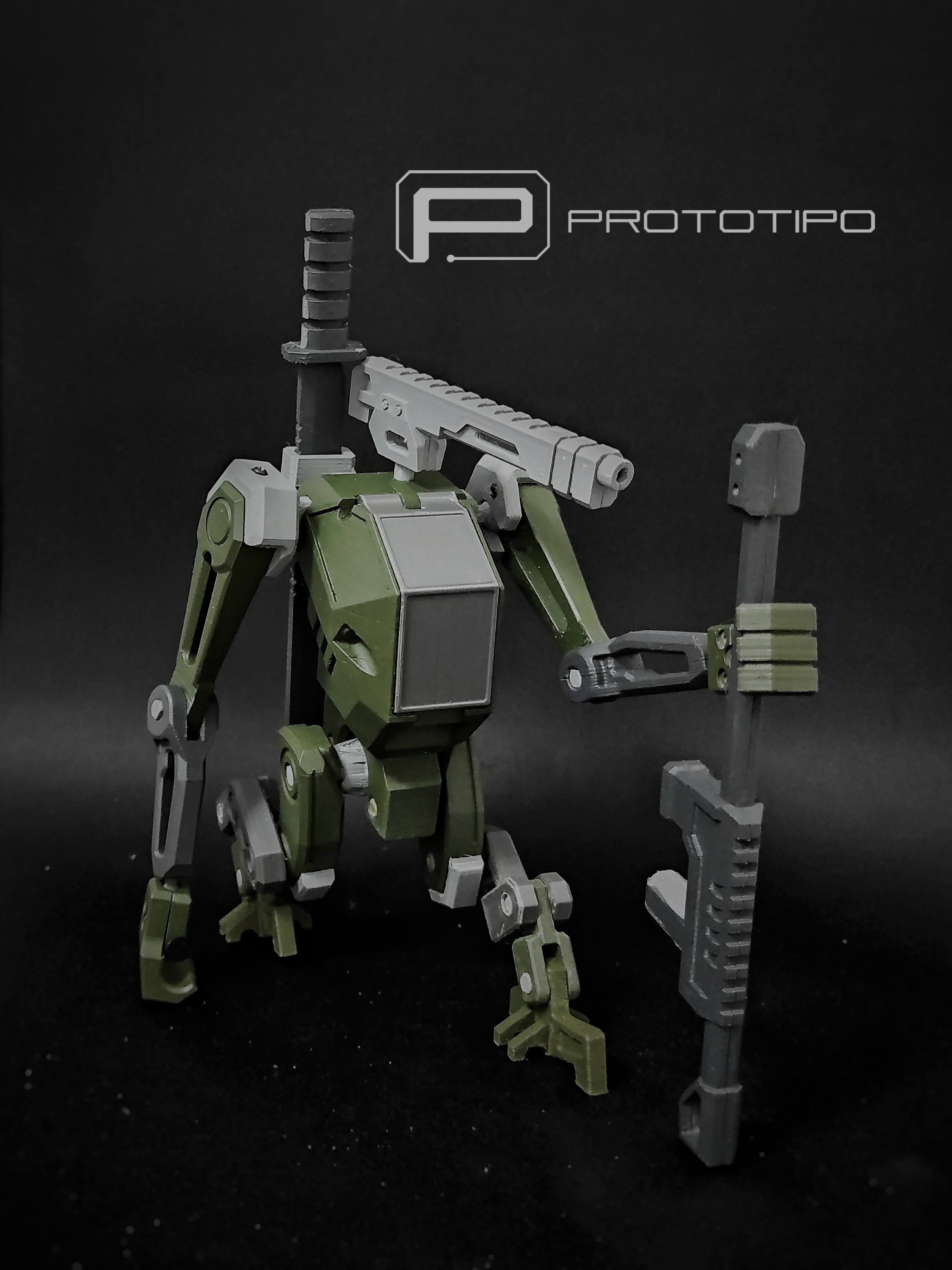 STL file GUARDIAN Mech toy 🤖・3D print model to download・Cults