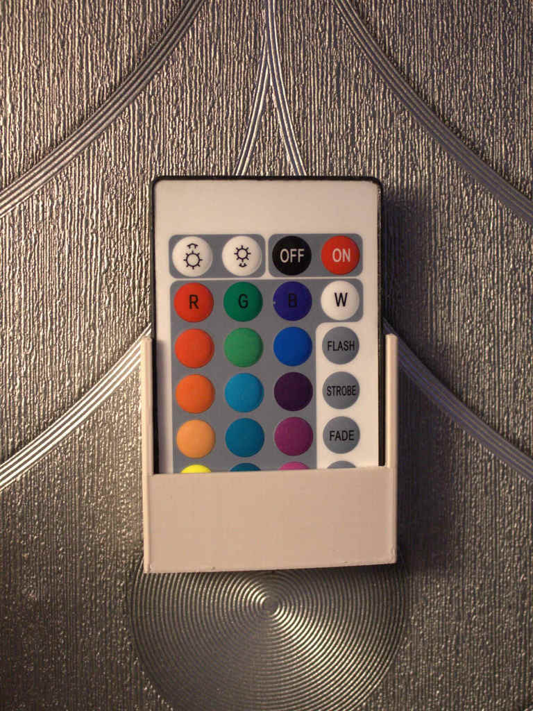 Free STL file Mini Remote Wall Mount・3D printing template to download・Cults