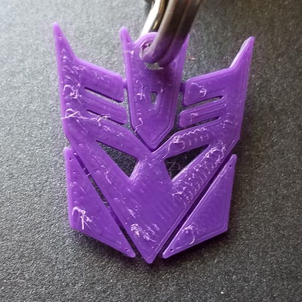 Free STL file Decepticon Symbol Keychain 🗝️・3D printer design to ...