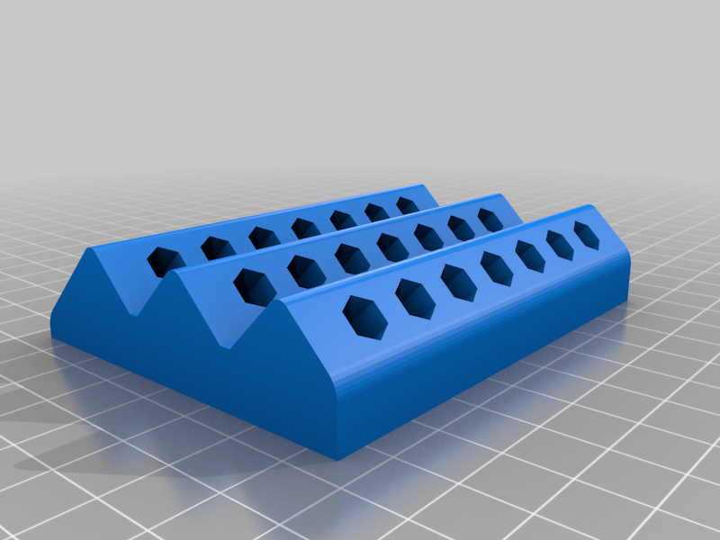 Free 3D file HEX BIT wall organiser・3D printable object to download・Cults
