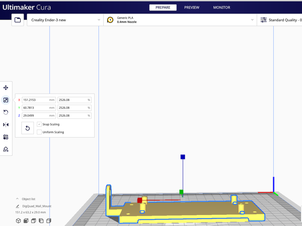 Free 3D file Dig Quad Base Remix 🔌・3D printer model to download・Cults