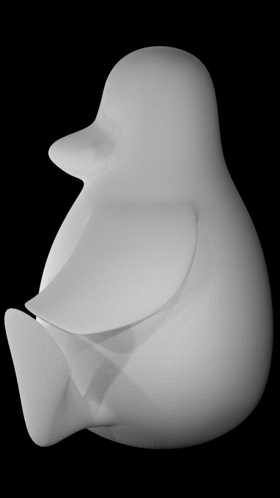 Archivo STL gratis Tux Linux Penguin・Plan de impresión en 3D para ...