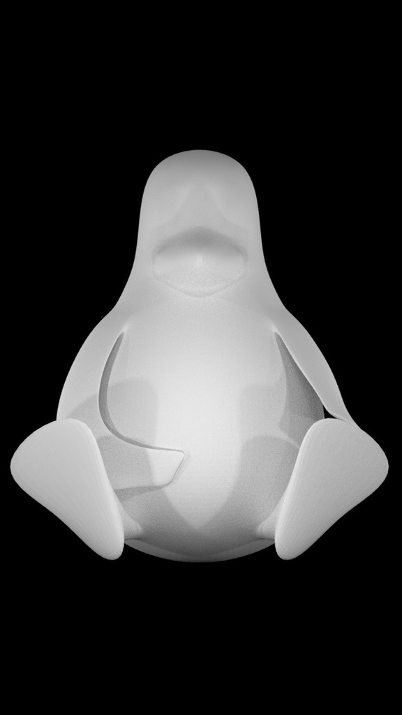 Archivo STL gratis Tux Linux Penguin・Plan de impresión en 3D para ...