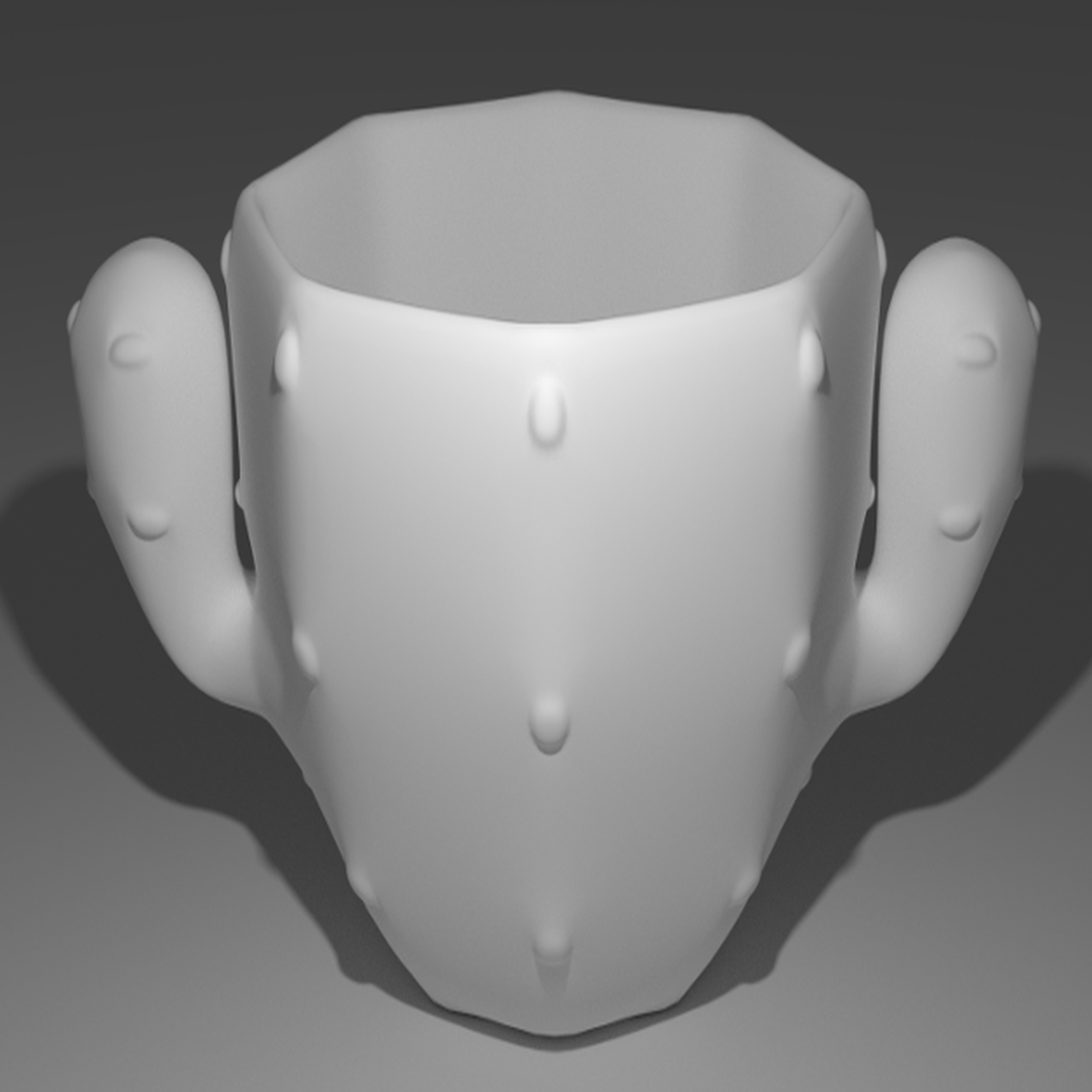 Free STL file Cactus poe - Cactus Pot・Template to download and 3D print ...