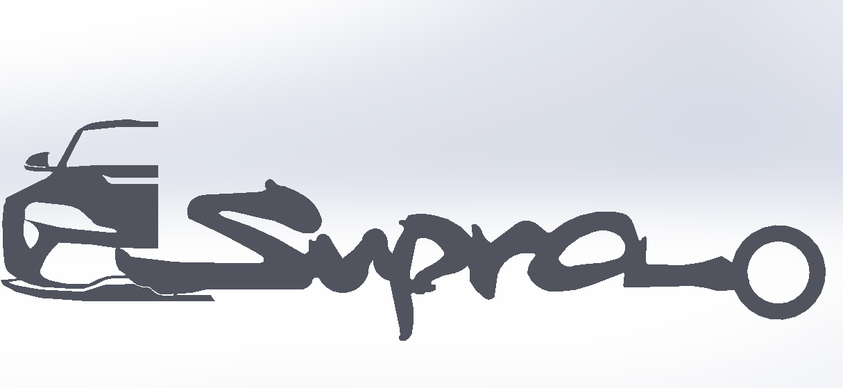 Free STL file supra key chain・3D printer model to download・Cults