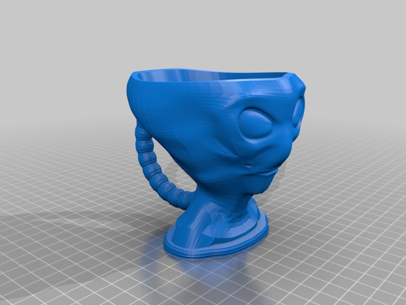 Free 3D file Alien Cup・3D printer design to download・Cults