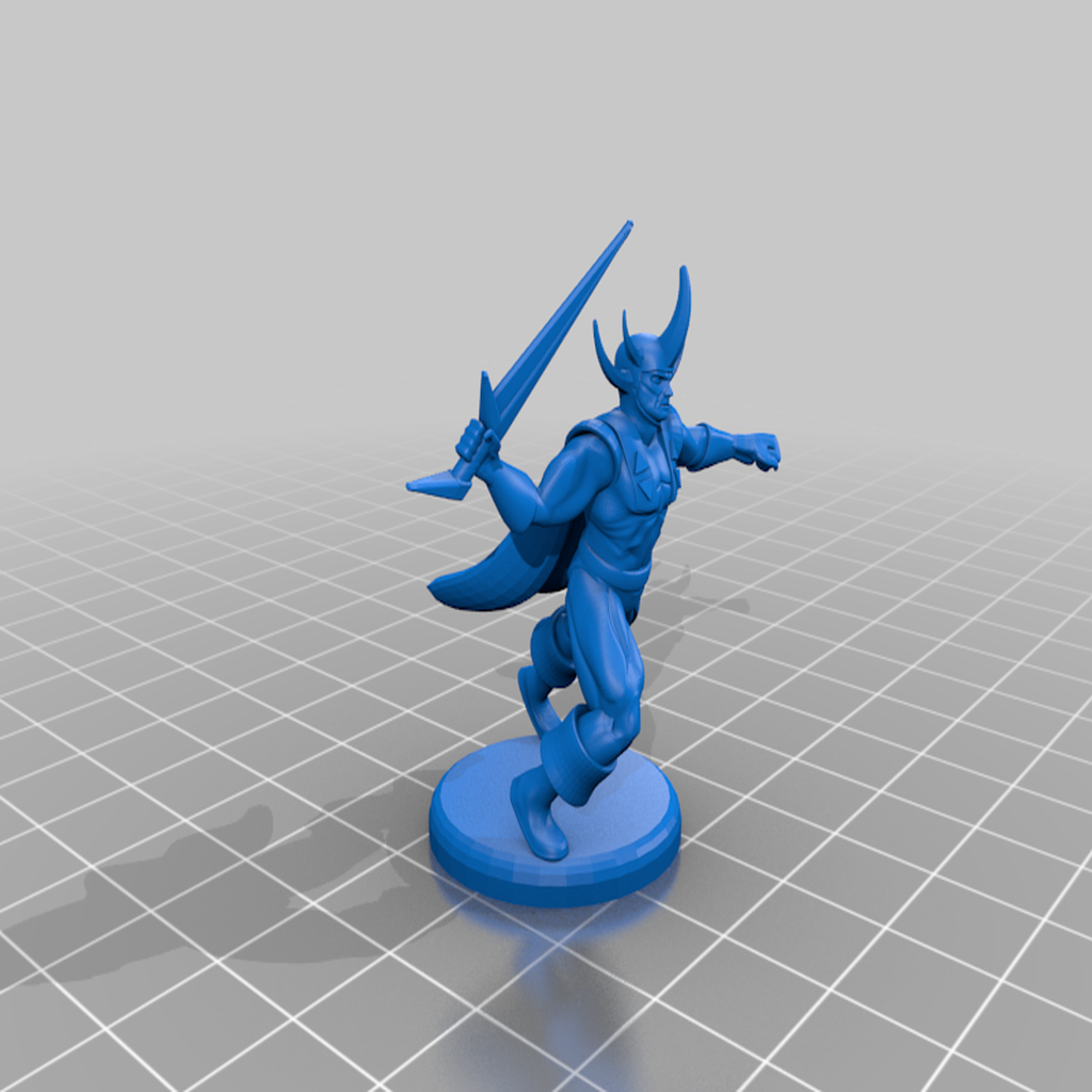 Free 3D file Blackstar - Overlord - Miniature・3D printing template to ...