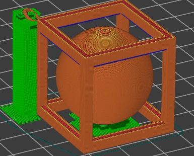 STL file ball in a cube key-chain edition 🎨・Model to download and 3D ...