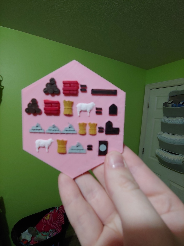 Free 3D file Catan Buying Guide Hex・Object to download and to 3D print ...