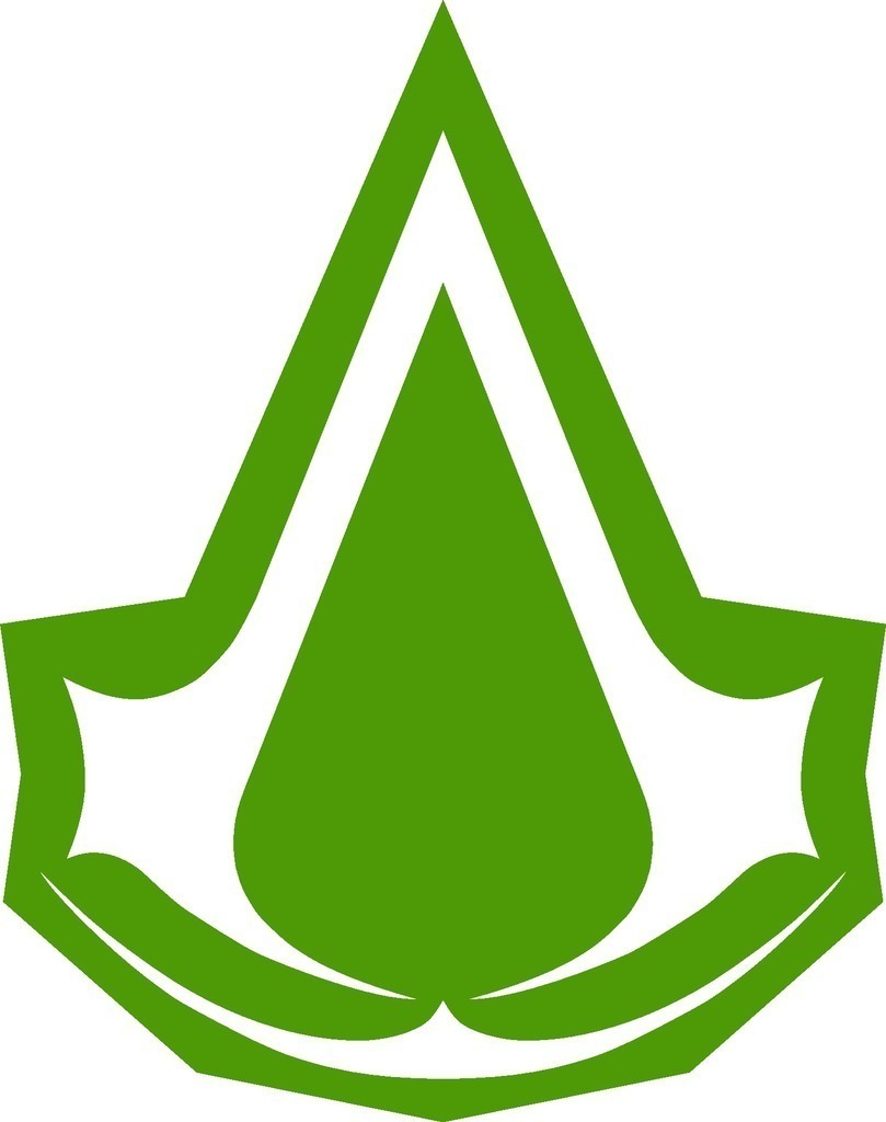 Free 3D file Assassin's Creed Logo Stencil 👽・3D printing model to ...