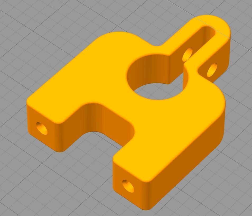 Free STL file coro to 3/4 emt mount・3D printing idea to download・Cults