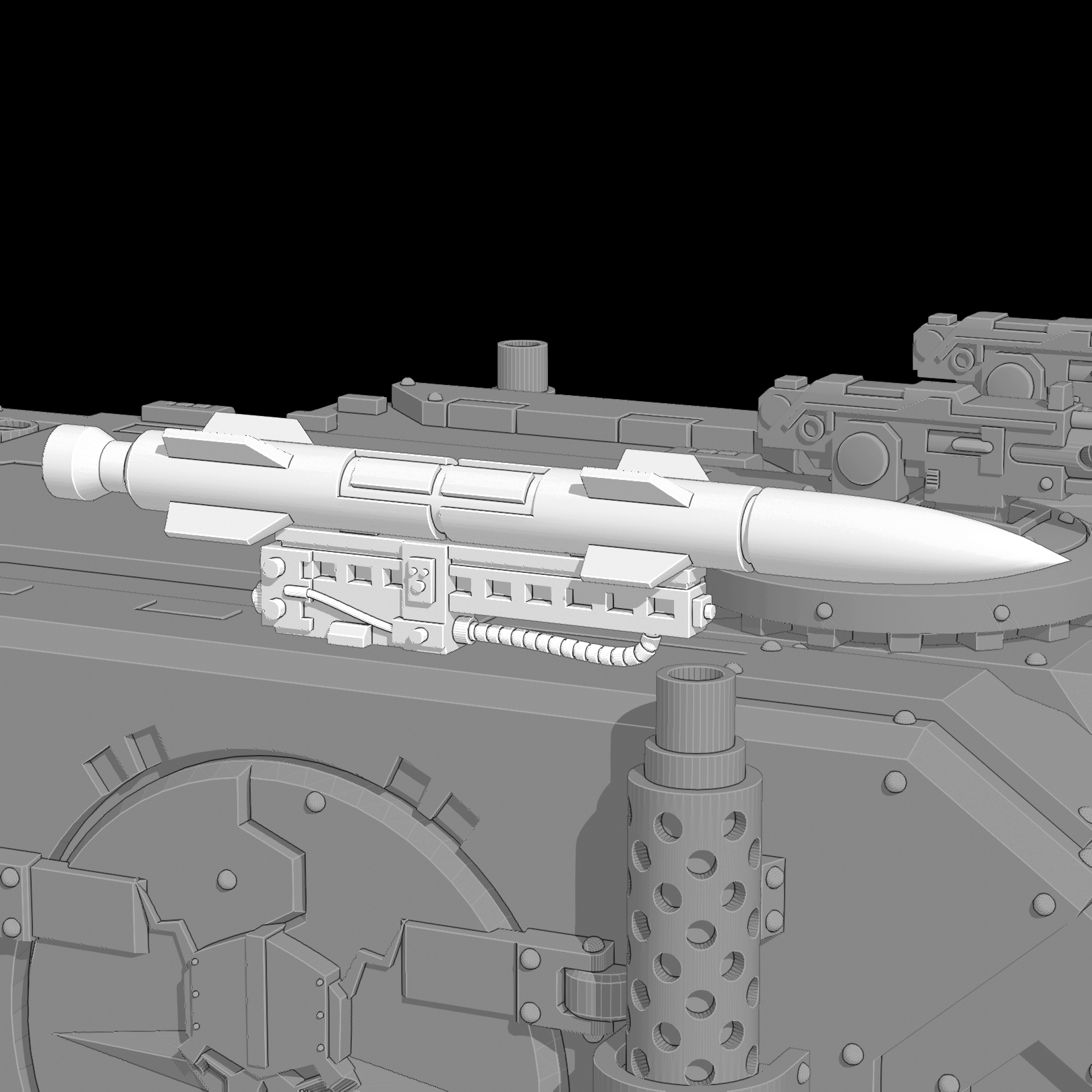 Free 3D file Hunter Killer Missile・3D printer model to download・Cults