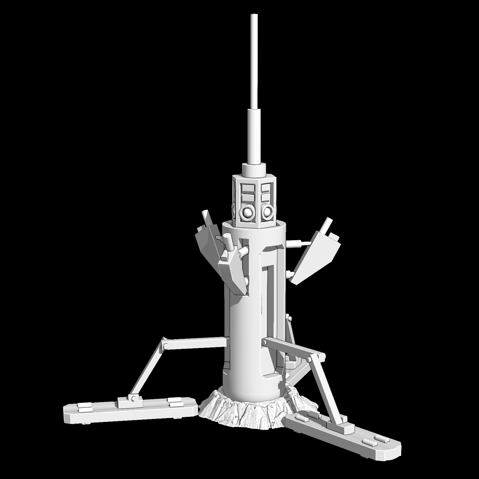 Free STL file Iron Fire Beacon・Template to download and 3D print・Cults