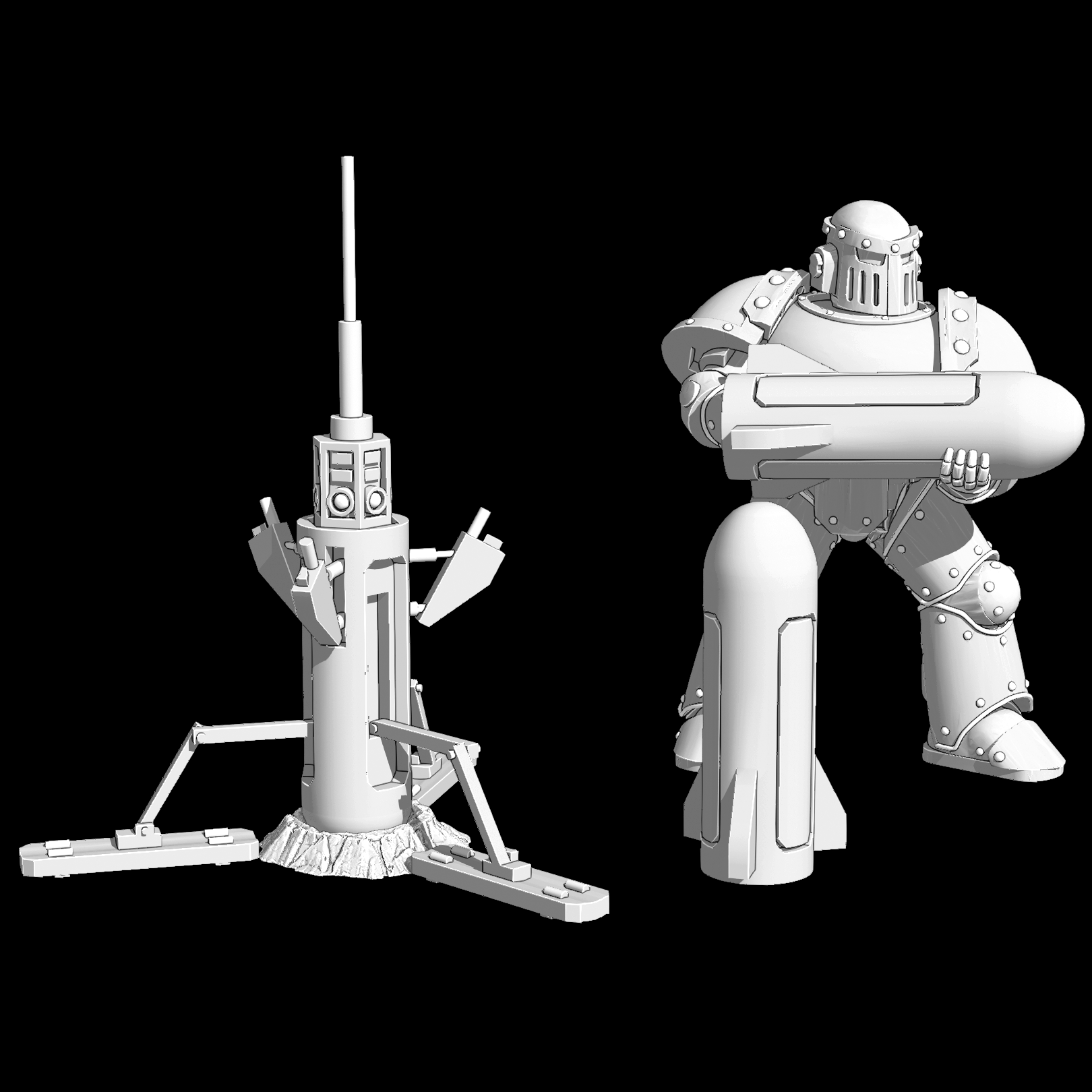 Free STL file Iron Fire Beacon・Template to download and 3D print・Cults