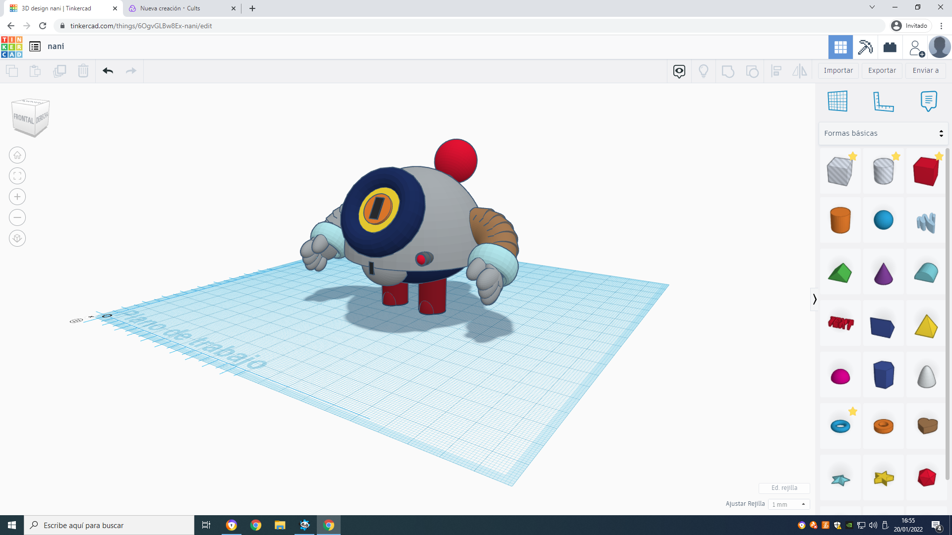 Free STL file Nani・3D printable object to download・Cults