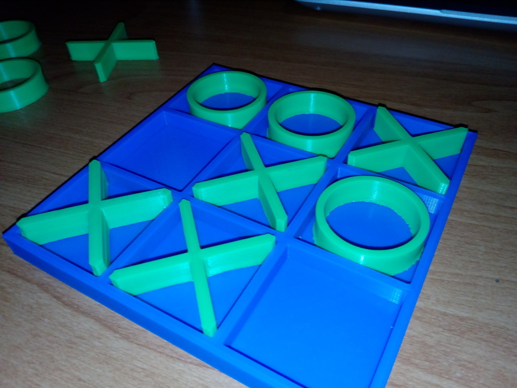 Free 3D file Tic-Tac-Toe game 🎲・3D print design to download・Cults