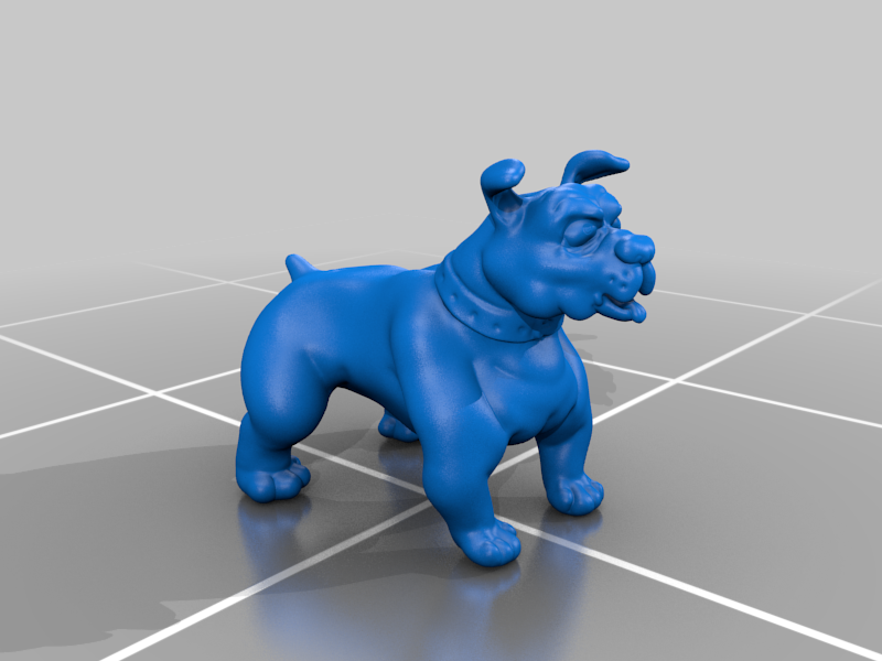 Free 3D file bulldog・3D printable model to download・Cults