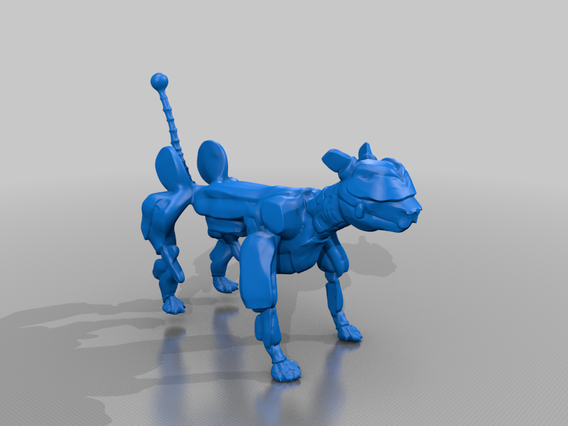 Archivo 3D gratis Robocat・Modelo para descargar y imprimir en 3D・Cults