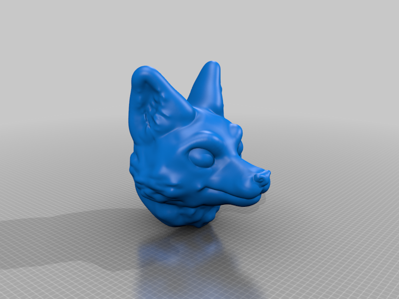Free 3D file fox bust 🦊・3D printer model to download・Cults