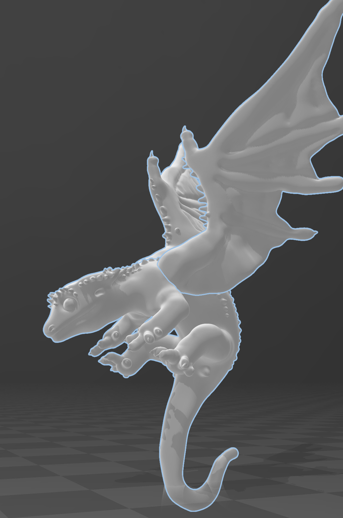 Free 3D file Crested Gecko Dragon・3D printable object to download・Cults