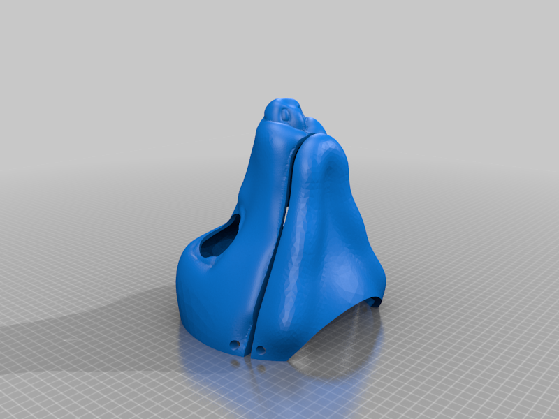 Free 3D file canine fursuit mask・3D print model to download・Cults