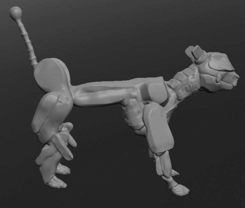 Free 3D file Robocat・3D printable model to download・Cults