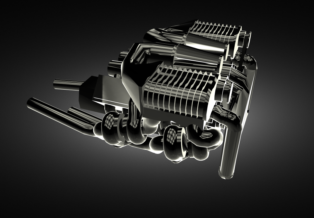 STL file V12 Engine・Model to download and 3D print・Cults