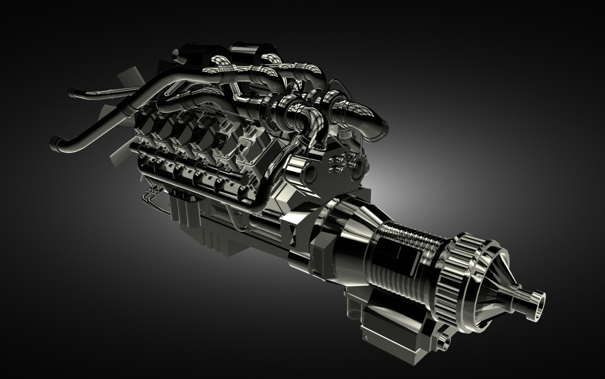 STL file V12 engine・3D print object to download・Cults