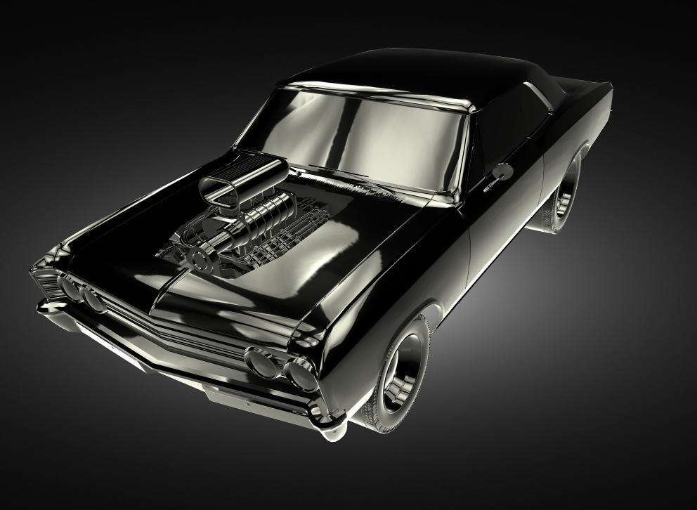 STL file Muscle car PRO・Model to download and 3D print・Cults