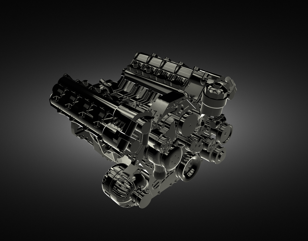 STL file V8 AMG 🎲・3D print object to download・Cults