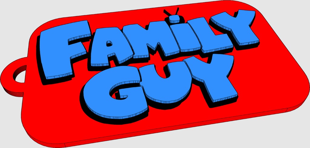 Free 3D file Family Guy Keychain・Model to download and 3D print・Cults