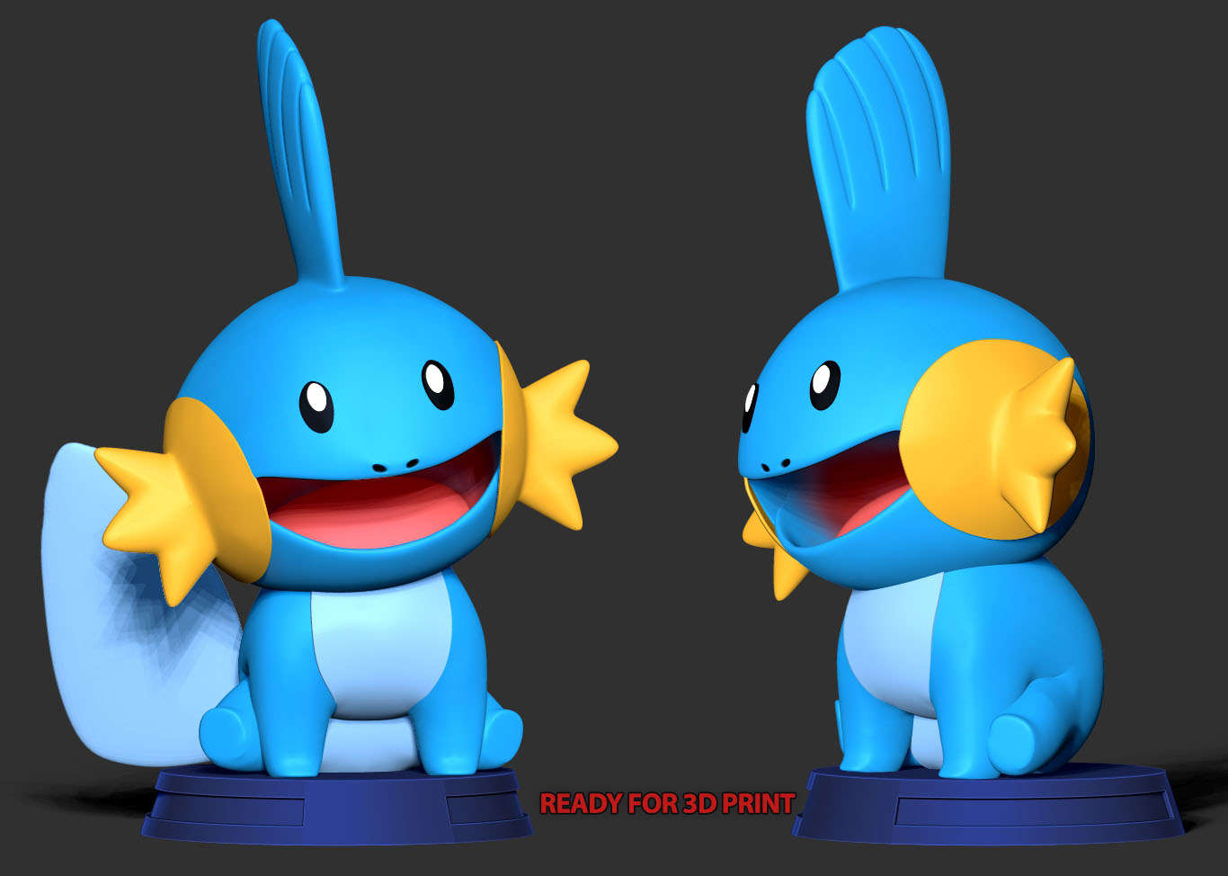 3D file Mudkip - Pokemon Go・3D printable model to download・Cults