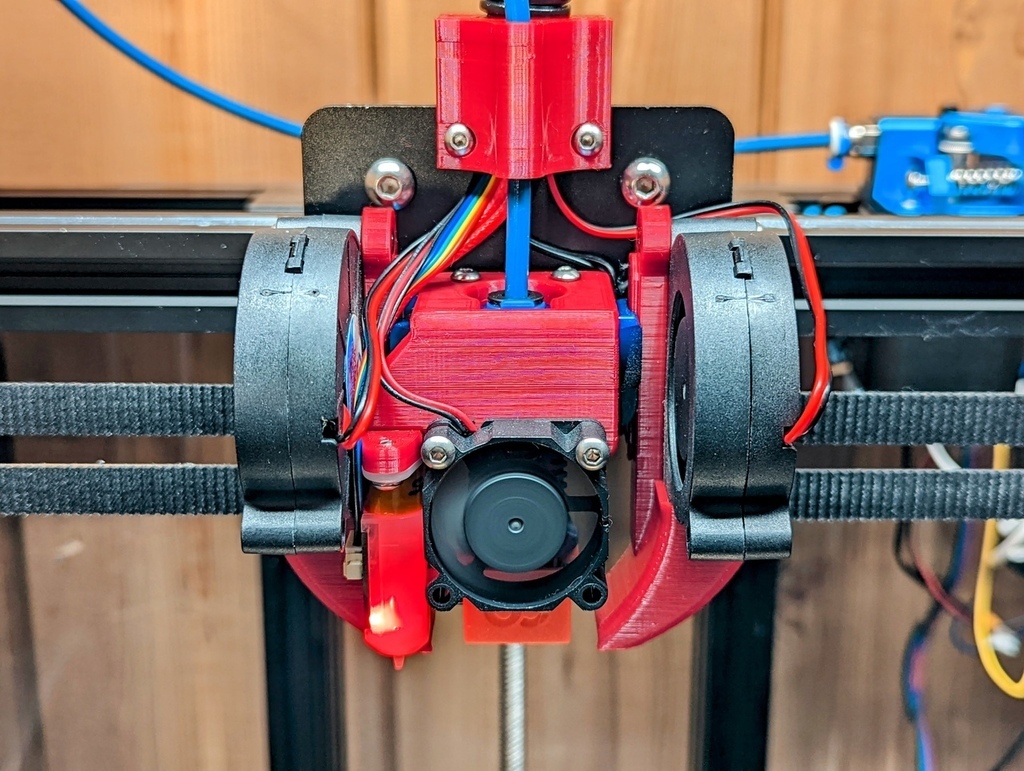 Free 3D file BLTouch / Fan Mount (30mm) for Klemco Hotend Mount・3D ...