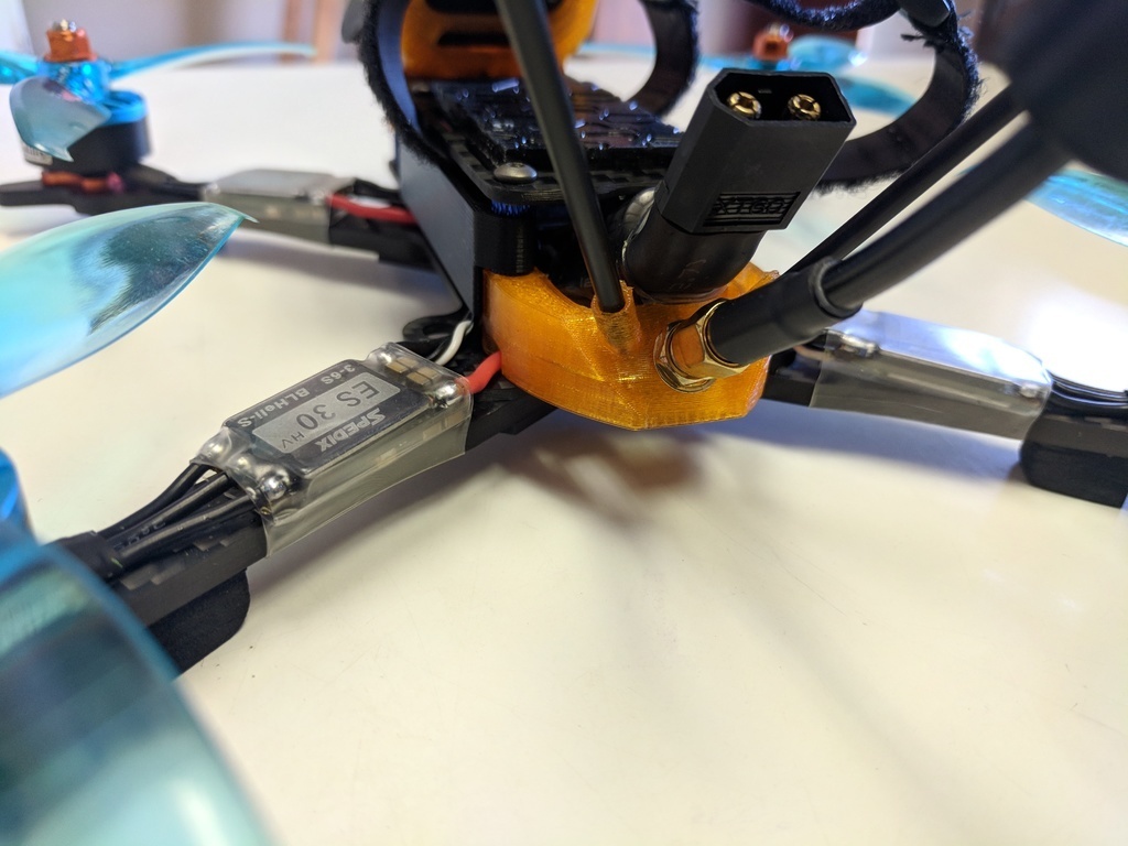 Free 3D file Hyperlite FlowRide VTx Antenna Mount w/ Tube Holders・3D ...